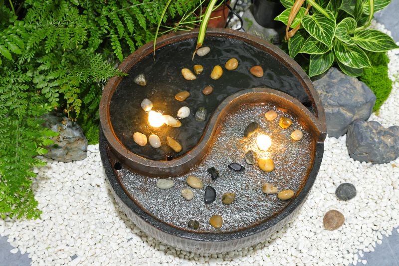 Zen Buddha Statue Outdoor Fountain