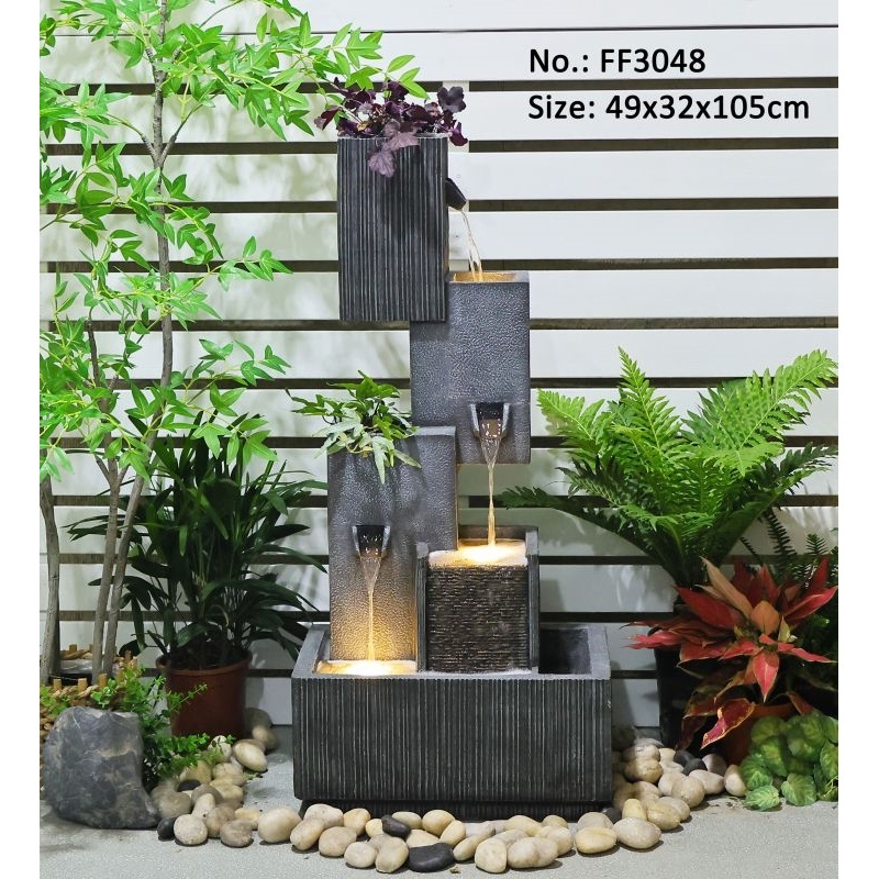Zen Buddha Statue Outdoor Fountain