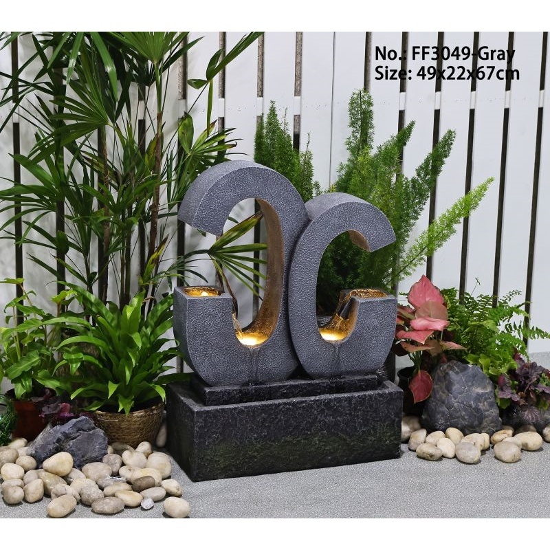 Zen Buddha Statue Outdoor Fountain