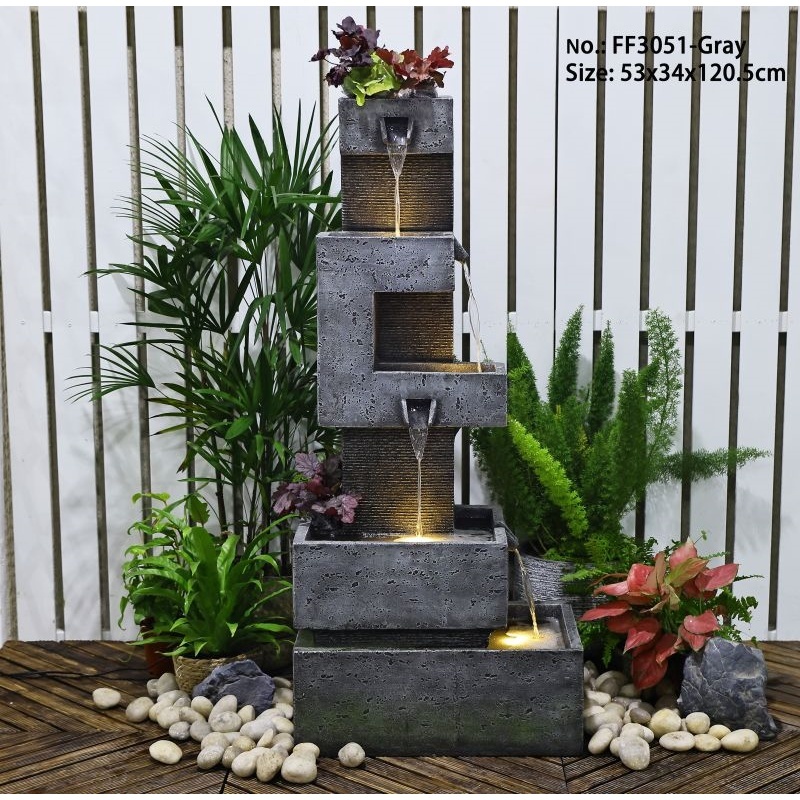 Zen Buddha Statue Outdoor Fountain