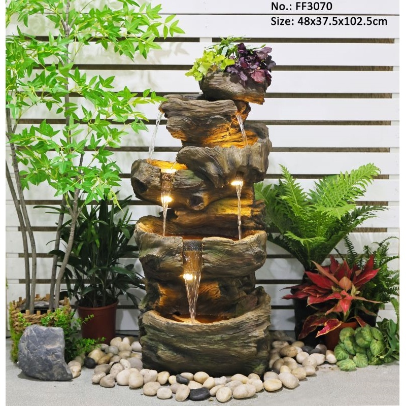 Zen Buddha Statue Outdoor Fountain