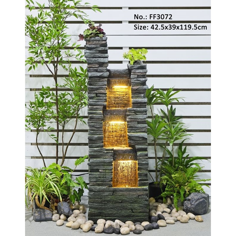 Zen Buddha Statue Outdoor Fountain