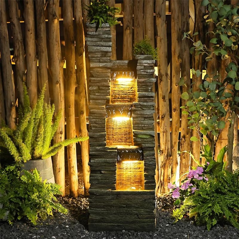 Zen Buddha Statue Outdoor Fountain
