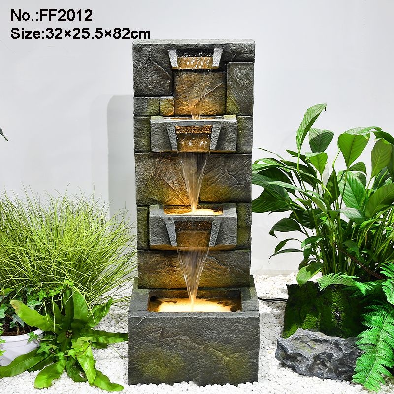 Zen Buddha Statue Outdoor Fountain