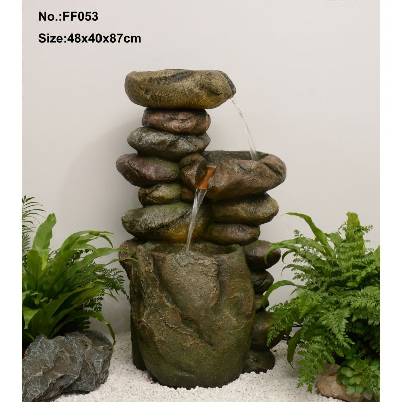 Zen Buddha Statue Outdoor Fountain
