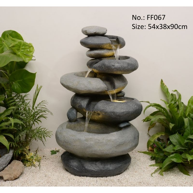 Zen Buddha Statue Outdoor Fountain