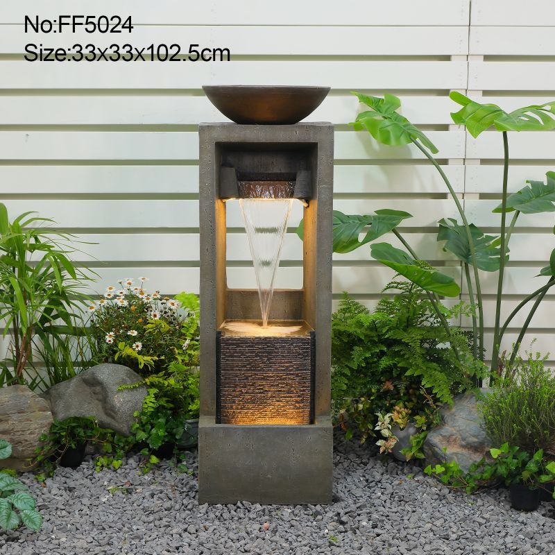 Zen Buddha Statue Outdoor Fountain