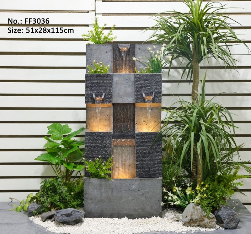 Zen Buddha Statue Outdoor Fountain
