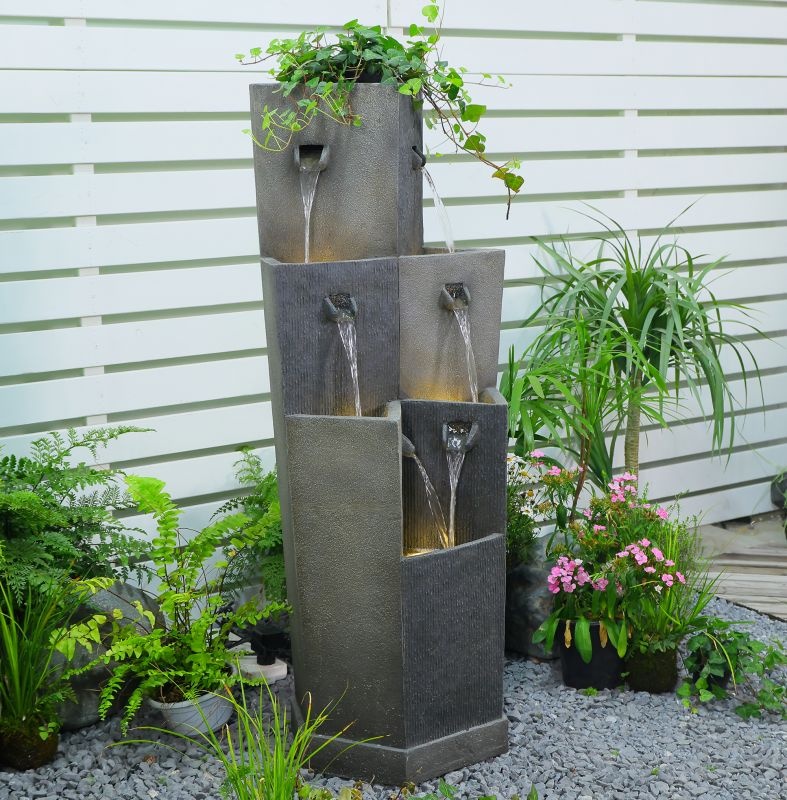 Zen Buddha Statue Outdoor Fountain
