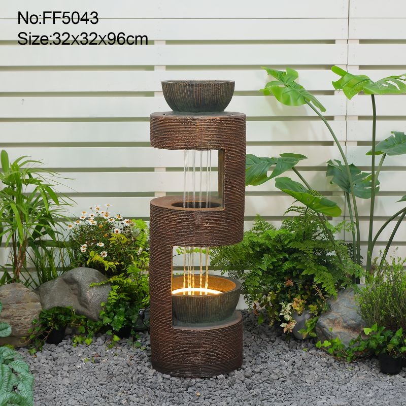 Zen Buddha Statue Outdoor Fountain