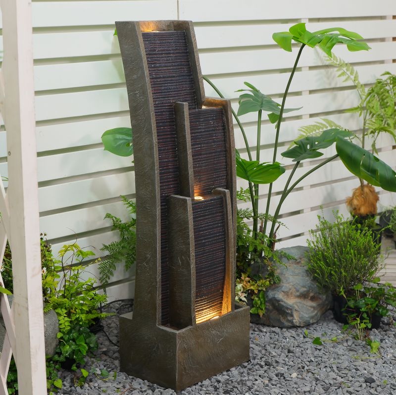 Zen Buddha Statue Outdoor Fountain