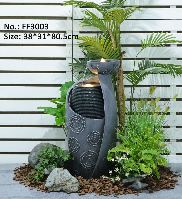 Zen Buddha Statue Outdoor Fountain