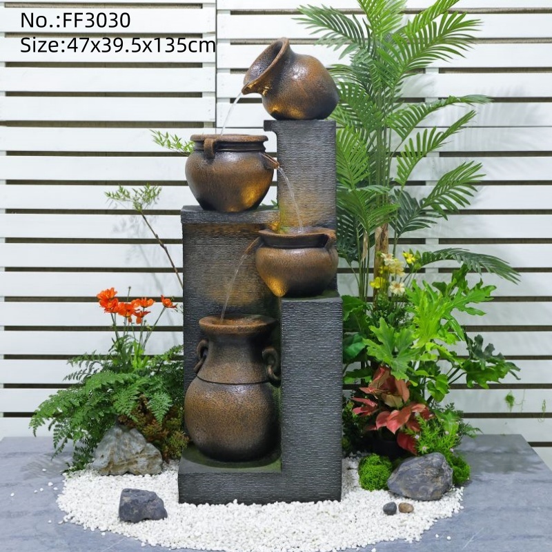 Zen Buddha Statue Outdoor Fountain