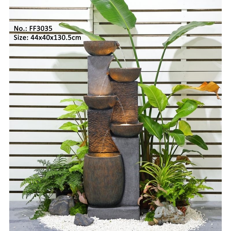 Zen Buddha Statue Outdoor Fountain