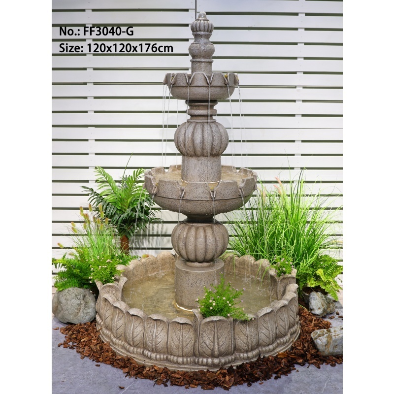 Zen Buddha Statue Outdoor Fountain