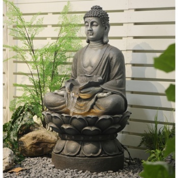 Zen Buddha Statue Outdoor Fountain